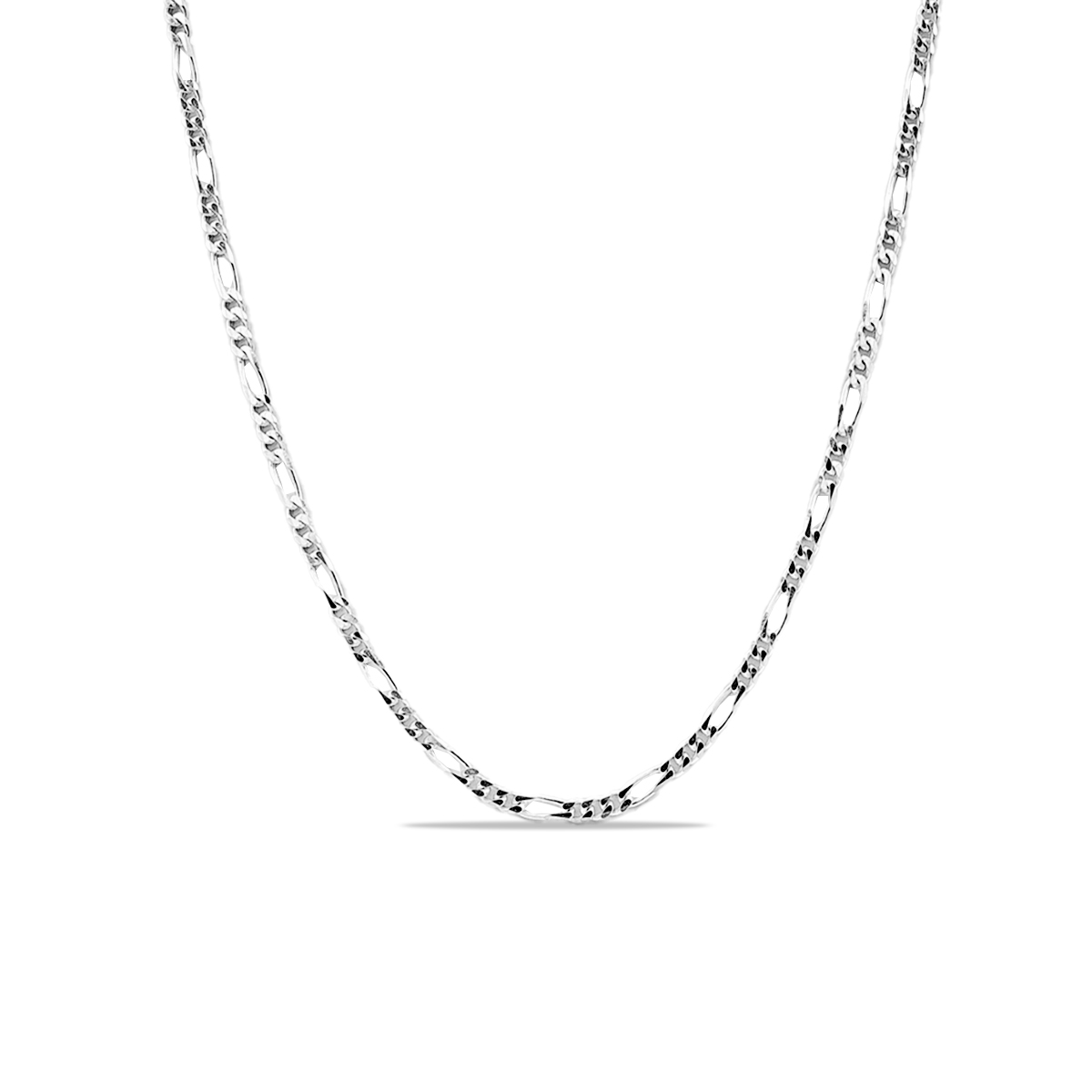 925 Sterling Long Interlocking Link Silver Chain. | Labh Chandra Gopal ...
